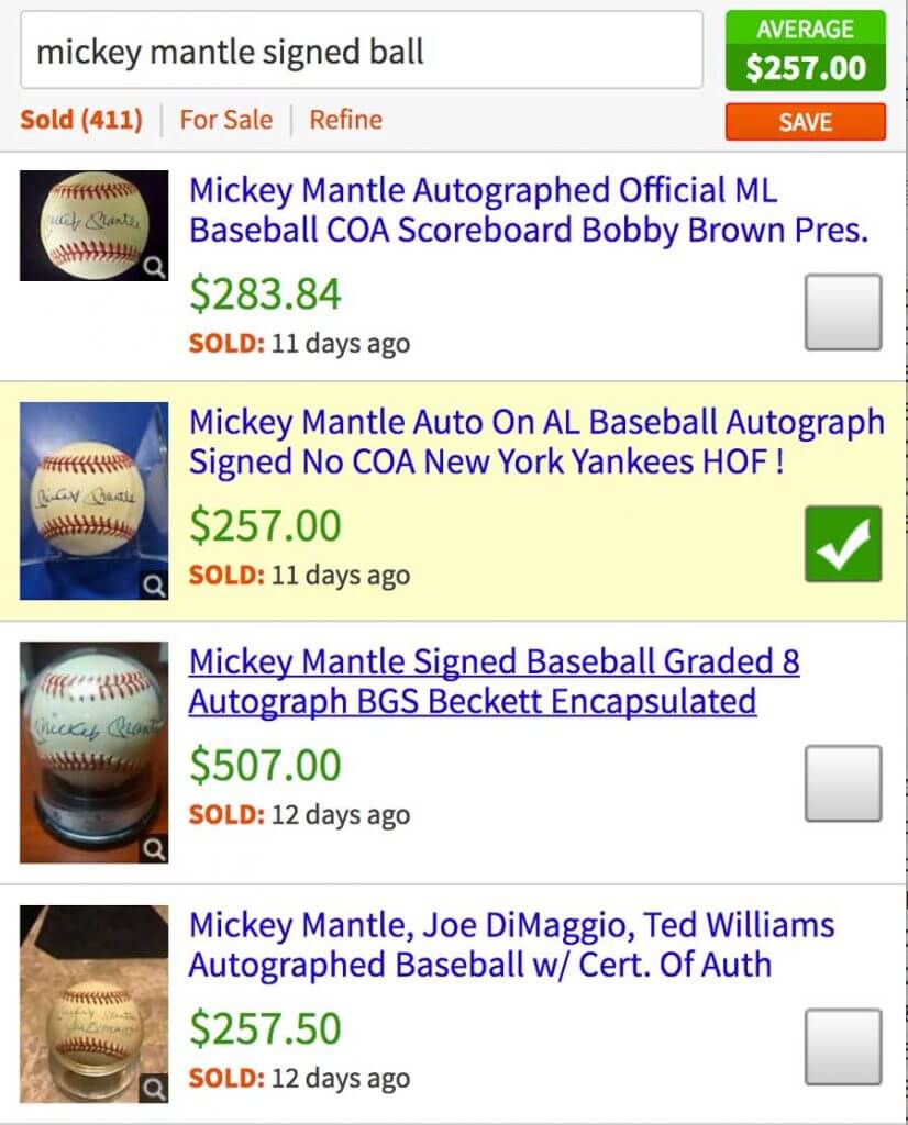 Autographed Baseball Values - CardMavin